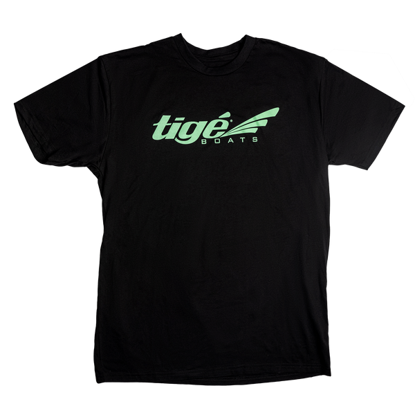 Tige Logo Tee - Black w/Mint Logo – Tigé Gear